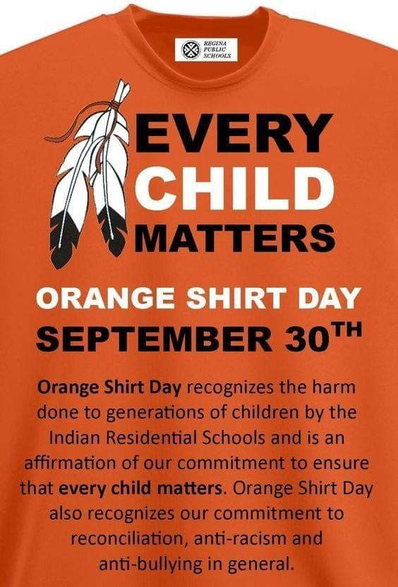 Orange Shirt Day (National Day of Truth and Reconciliation in Canada ...